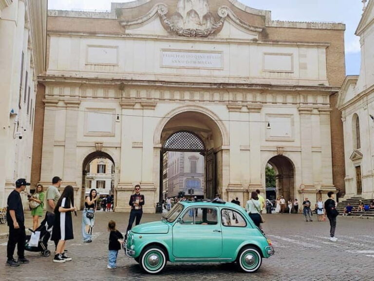 Fiat 500 Romance: Rome, Gelato & Timeless Views - The Itinerary in Detail
