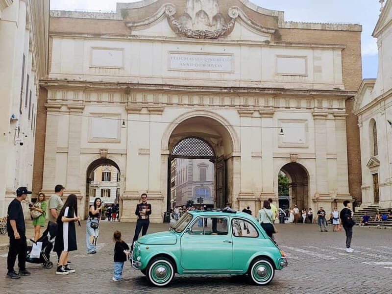 Fiat 500 Romance: Rome, Gelato & Timeless Views - The Itinerary in Detail