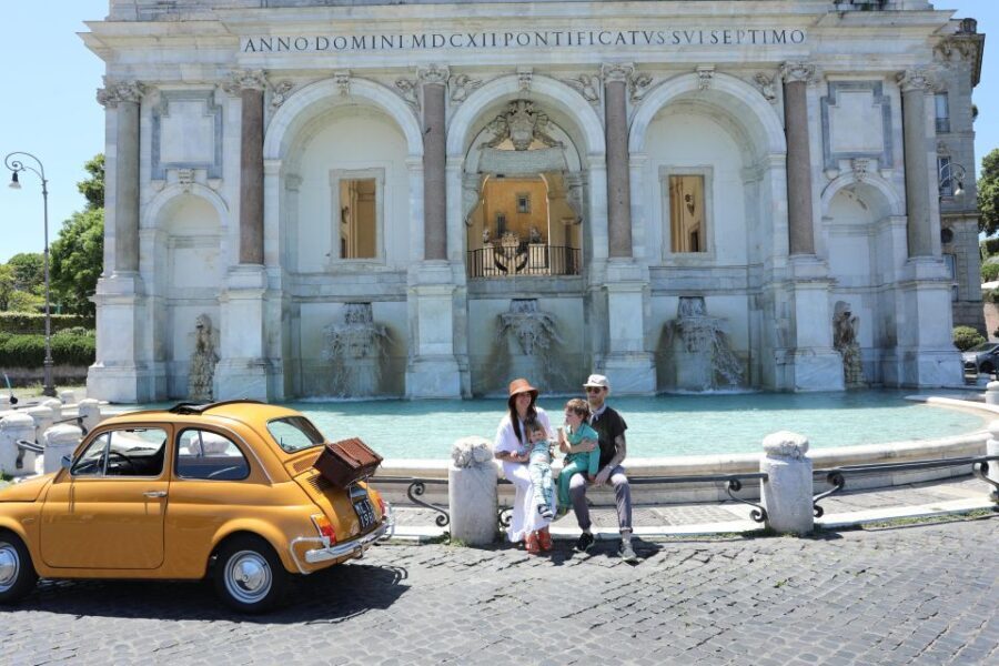 Fiat Cinquecento Vintage Rome City & Photo Tour - Exploring Rome in a Vintage Fiat