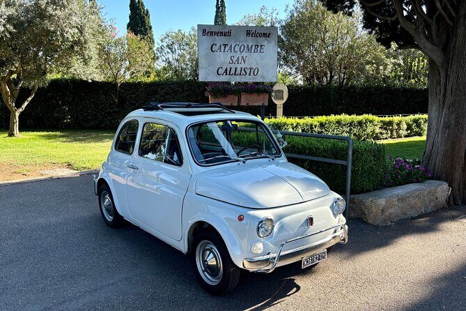 Fiat Tour, Catacombs, Appia Antica, Aqueducts ticket included - The Experience and Logistics