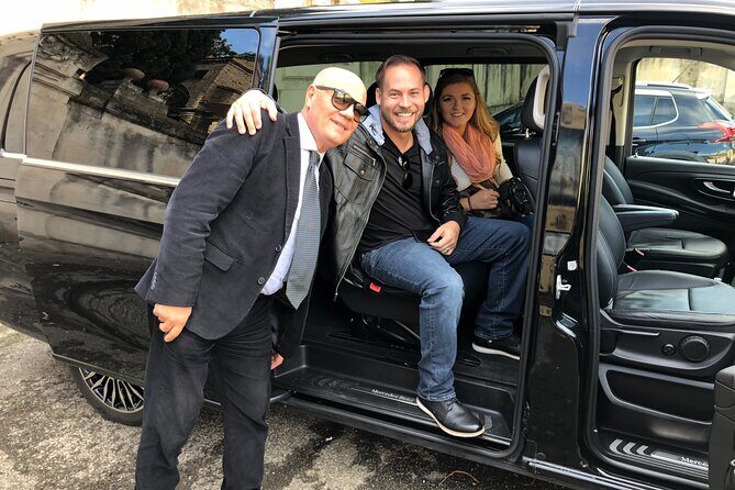 Fiumicino Airport private transfers with luxury Mercedes van - An Impressive Way to Start or End Your Roman Adventure
