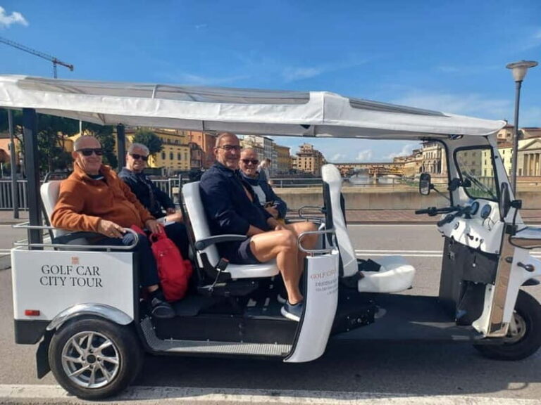 Florence: Golf Cart Tour & Cooking Class with Unlimited Wine - Discovering Florence in an Eco-Friendly Way