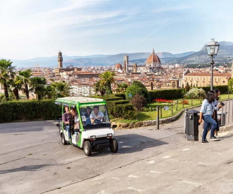 Florence Golf Cart Tour - Half Day - Guided Tour - Exploring Florence on a Golf Cart