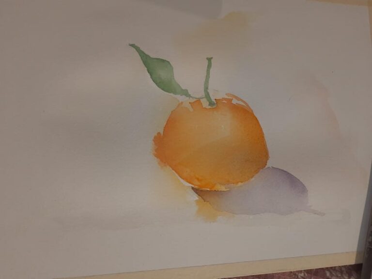 Florence: Watercolor painting class in a local Art Studio