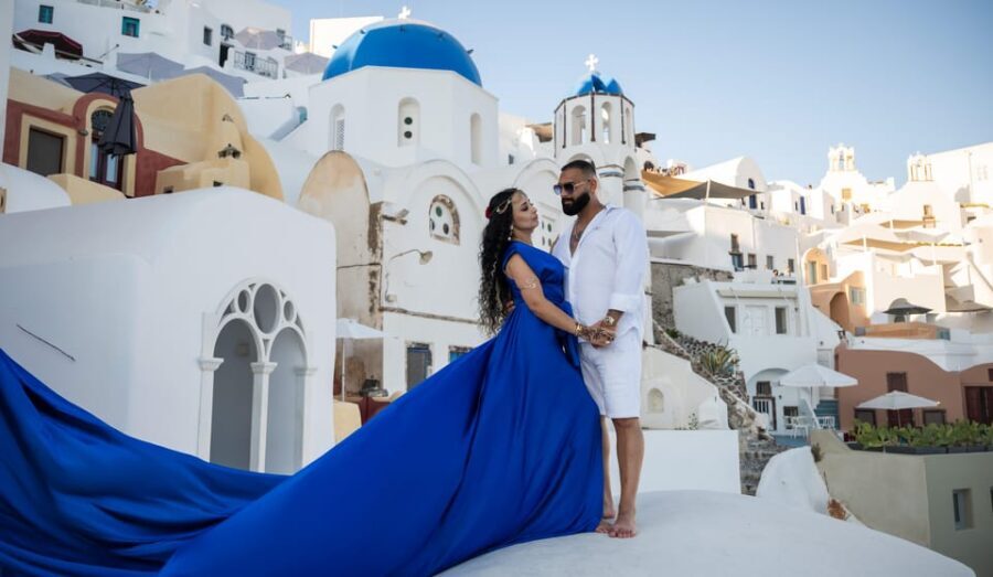 Flying Dress Photography in Oia, Santorini - Who Will Love This Experience?