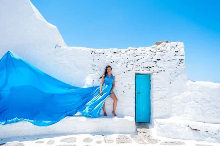 Flying Dress Photoshooting Mykonos - Detailed Breakdown of the Experience