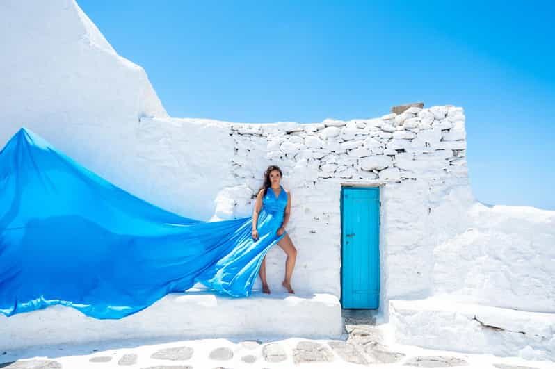 Flying Dress Photoshooting Mykonos - Detailed Breakdown of the Experience