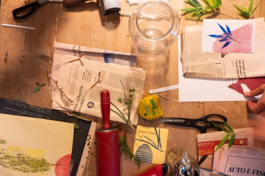 Foligno: creative craft printing workshop on SELF with tasting - A Closer Look at the Experience