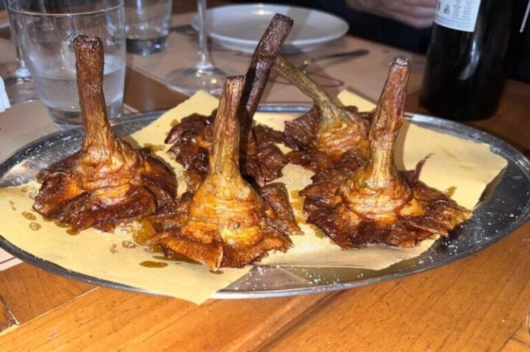 Food Tour -Jewish Ghetto & Trastevere Small group