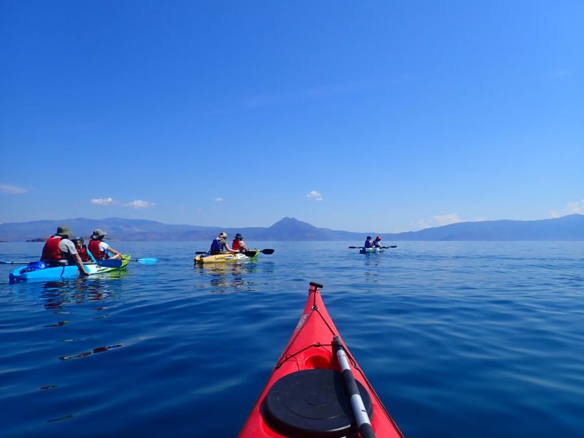 From Athens: Corinthian Gulf Guided Sea Kayaking Tour - First Paddle and the Beach of Small Strava