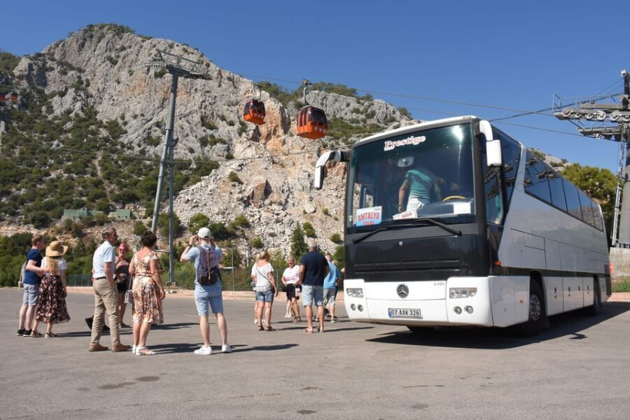 From city of Side: City Tour including Waterfalls - Transport and Group Dynamic