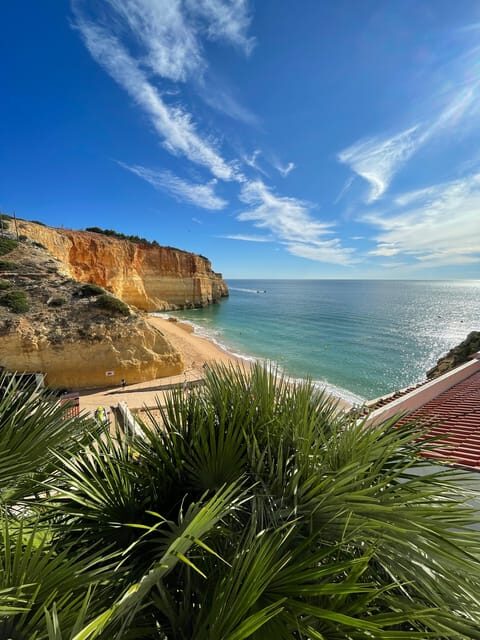 From Faro: Benagil, Algar Seco, and Marinha Adventure Tour - From Scenic Vistas to Adventure