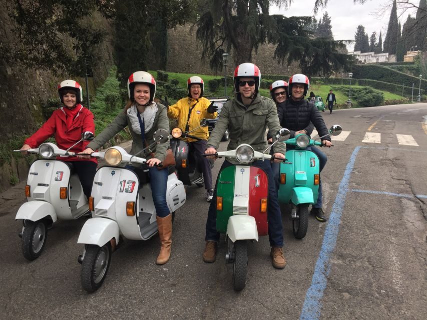 From Florence: Tuscan Countryside Vespa Tour with Tastings - Transportation and Group Size