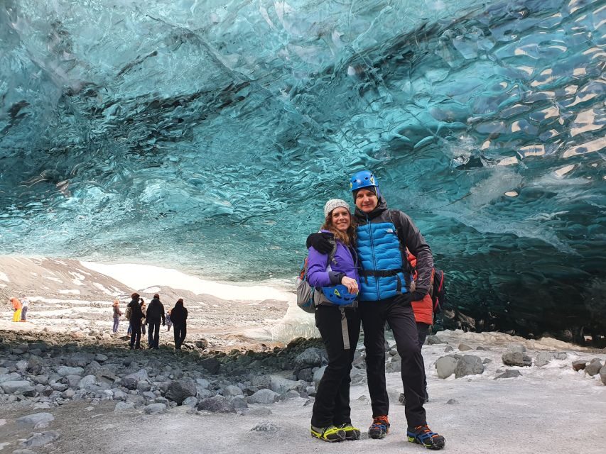 From Jökulsárlón: Crystal Blue Ice Cave Super Jeep Tour - Inside the Blue Ice Cave