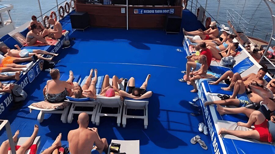 From Marmaris: Big Boss Boat (All Inclusive)(Only Adults) - The Itinerary in Detail