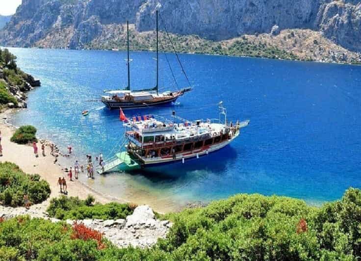 From Marmaris: Turkish Aegean Coast Boat Trip with Lunch - Key Points
