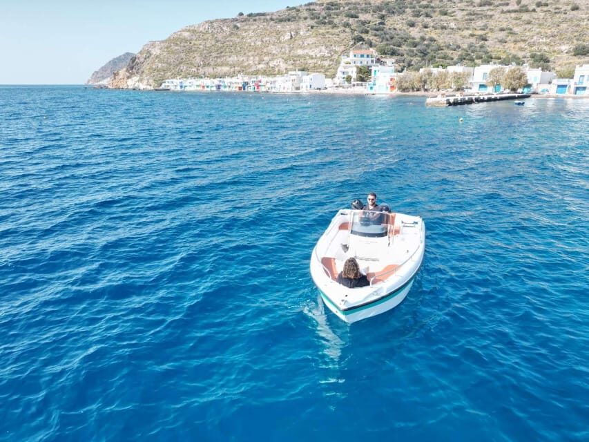 From Milos: Rent a Boat to Kleftiko (no license required) - An Adventurous Way to Discover Milos