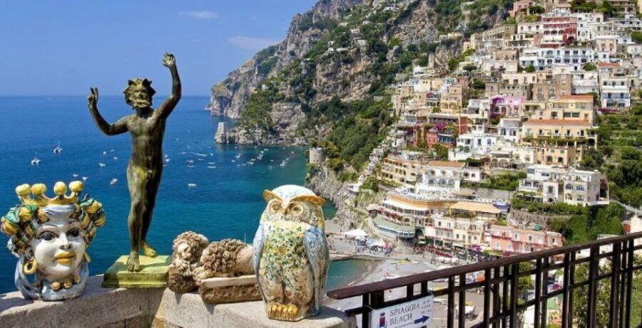 From Naples: Pompeii, Amalfi Coast and Positano Private Tour - Exploring Pompeii: Walking Through a Roman Time Capsule