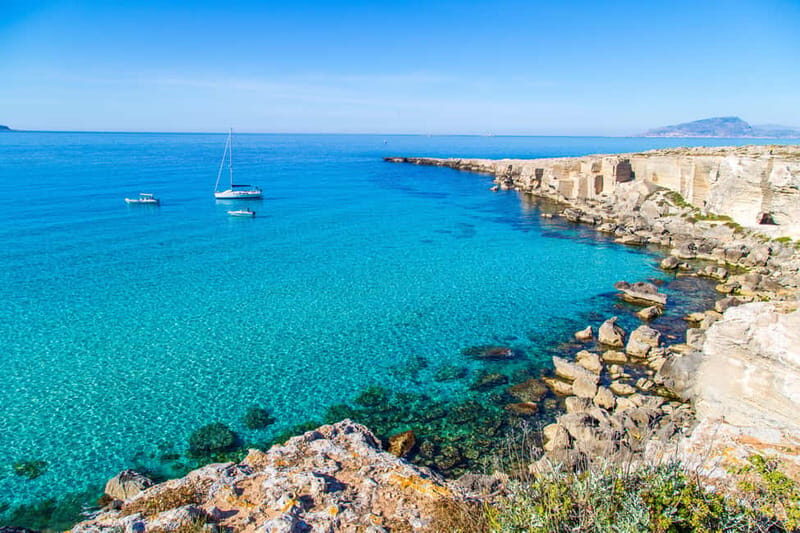 From Palermo center: Favignana and Levanzo Boat tour - Exploring the Itinerary in Detail