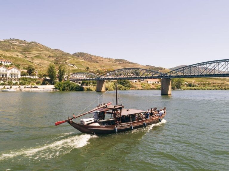 From Pinhão: Private Rabelo Boat Douro Tour with Port Wine - The Port Wine Experience: Savoring While Cruising