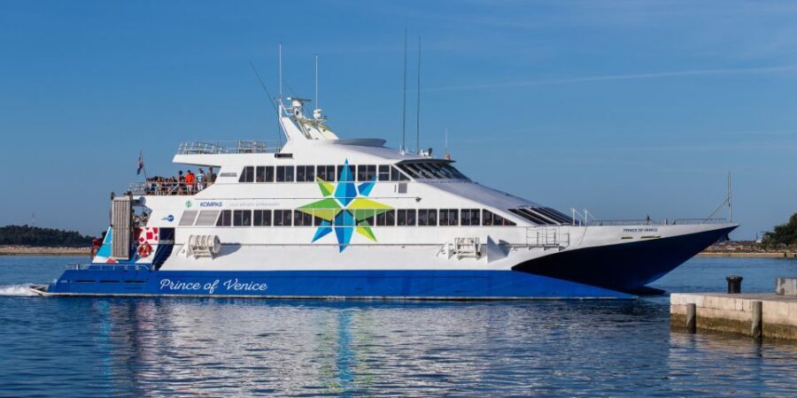 From Porec: Venice Catamaran Crossing One-Way or Round-Trip - Onboard Experience and Commentary