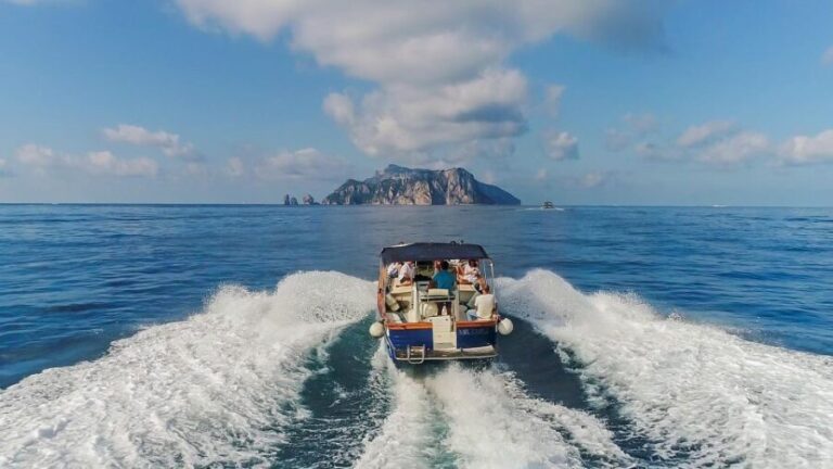 From Positano: Day trip to Capri - Group Tour by boat - The Itinerary Breakdown