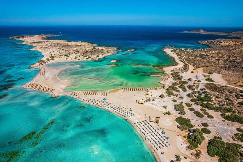 From Rethymno Bali & Panormo: Elafonissi Pink Beach & Chania - What’s included and what’s not