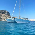 From Rhodes: Half-Day Catamaran Cruise with Swim Stops - Key Points
