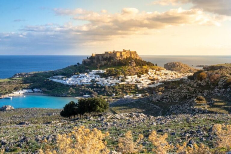 From Rhodes Town: Evening Trip to Lindos - Visiting the Archaeological Site & Acropolis at Sunset