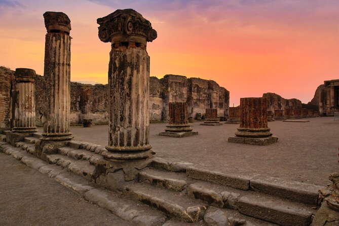 From Rome: Pompeii and Sorrento  Sun, Stones and Flavours - From Rome to Pompeii — The Journey Begins Early