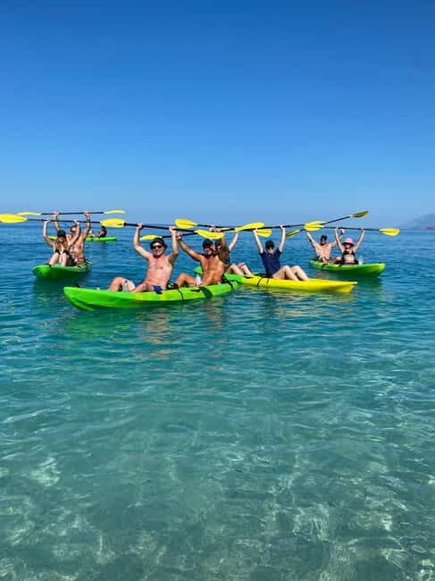 From Saranda: Lukova Kayak & SUP Tour with Transfer - What the Itinerary Looks Like