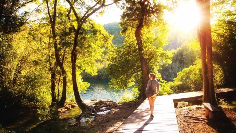 From Split & Trogir: Krka Waterfalls and Primoten - Free Time in Krka: Swim or Explore