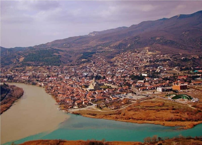 From Tbilisi: Gori and Uplistsikhe Group Tour - First Stop: Jvari Monastery — 6th Century UNESCO Heritage Site