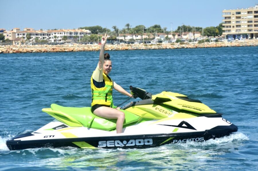 from Torrevieja: Jet ski tour without a license. - Swimming and Breaks