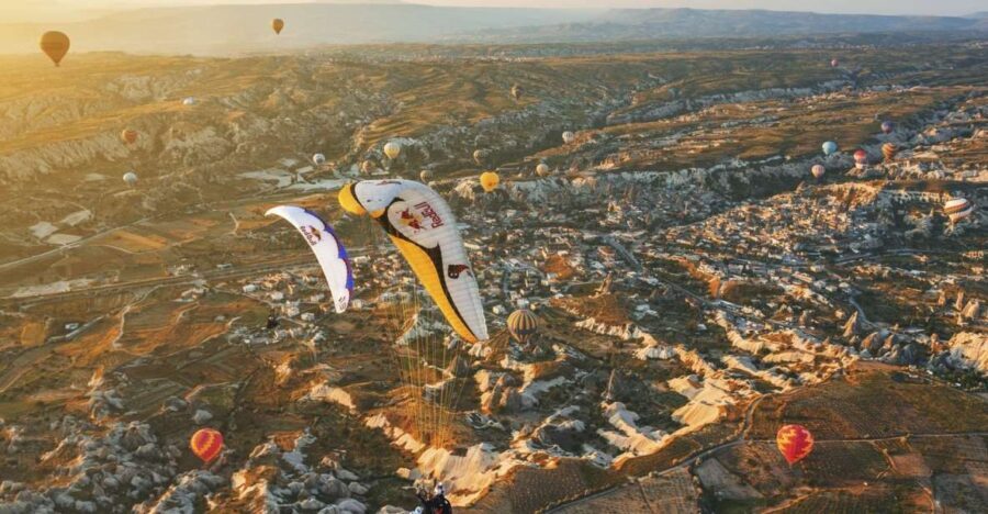 From Urgüp/Göreme: Cappadocia Tandem Paragliding & Transfer - The Itinerary