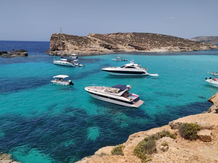 Full Day Private Boat Charter in Malta & Comino - Detailed Breakdown of the Itinerary