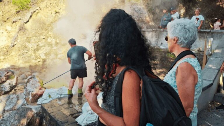 Furnas: Volcano Crater, Lake, Tea Plantation, and Waterfall - Key Points