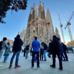Gaudi Barcelona in 1 Day: Sagrada Familia, Park Guell, tapas - Walking Down Passeig de Gracia to Casa Mila