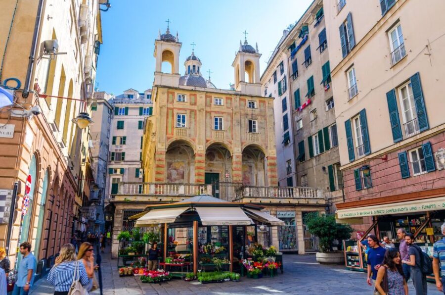 Genoa Eats Expedition  Food and Walking Tour - The Heart of the Tour: Piazza delle Erbe and Piazza Raffaele de Ferrari