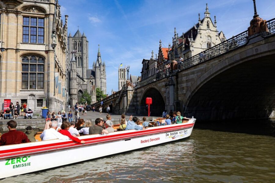 Ghent: 40 Minute Medieval Center Guided Boat Tour - Practical Details and Considerations