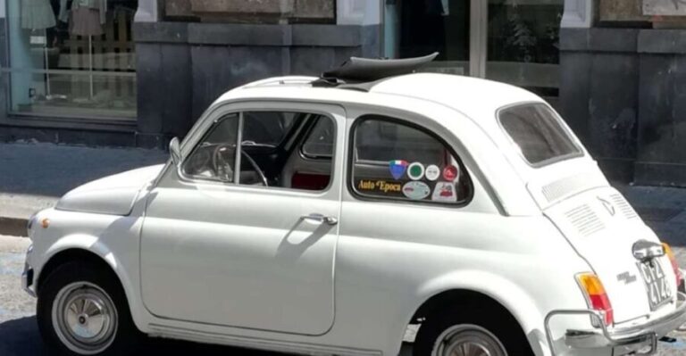 Giardini Naxos or Taormina: Godfather Tour in a Vintage Car - Scenic Coastal Stop: Isola Bella