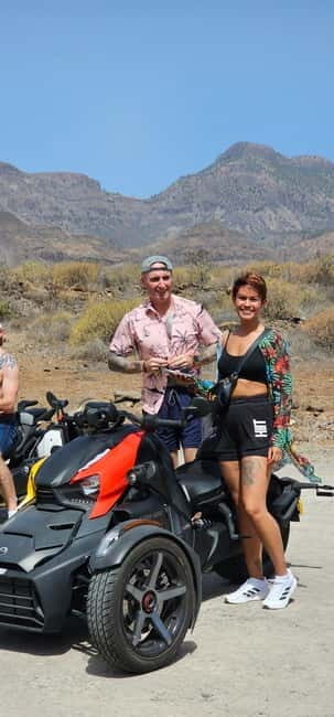 Gran Canaria: 3-WHEEL RYKER 3 HOUR TOUR -FREE PICKUP&DROPOFF - The Driving Adventure: What It Feels Like