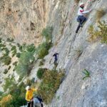 Granada: Rock climbing top-rope Placas Negras - The Itinerary and the Climb Itself
