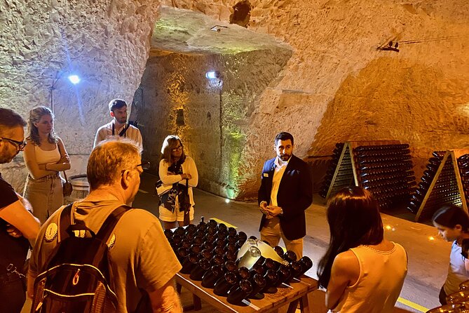 GRAND VINTAGE Taittinger Veuve Clicquot Cellars & Tastings trip - An Authentic Day Exploring Champagne’s Finest Houses from Paris