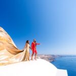 GROUP FLYING DRESS PHOTOSHOOT in Santorini - The Itinerary Breakdown