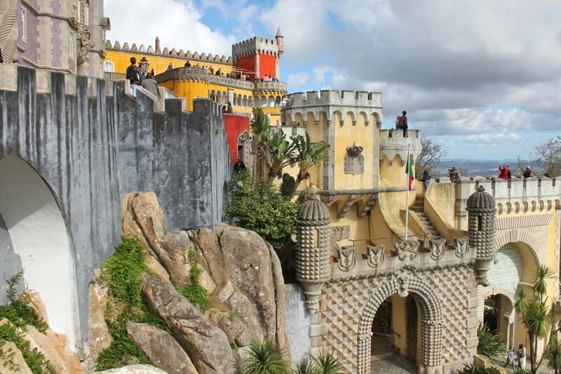 Guided Tour to Sintra, Pena,Regaleira,Cabo da Roca & Cascais - The Dramatic Coastline at Cabo da Roca