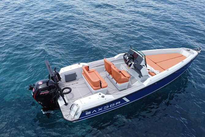 Half Day Saxdor Boat Rental in Santorini - Key Points