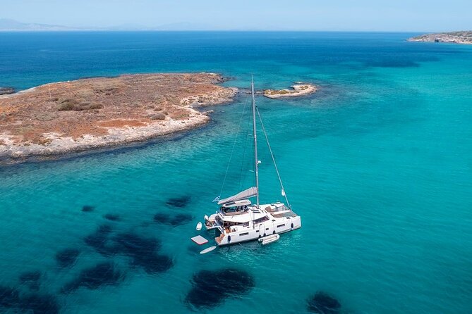 Heraklion: Dia Catamaran Tour, Lunch, Open Bar & Snorkeling - Key Points