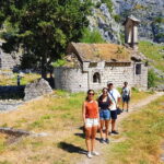 Hiking downhill Krstac to Kotor, visit San Giovanni fortress - Hiking Down the Serpentine Path: A Mix of Forest and Open Views