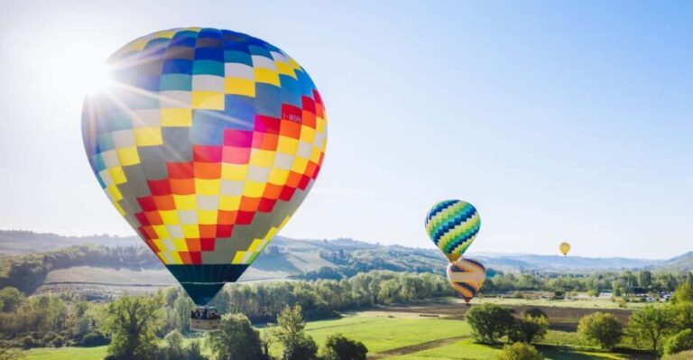 Hot Air Balloon, Pienza, Montalcino, Val D'orcia - The Scenic Highlights